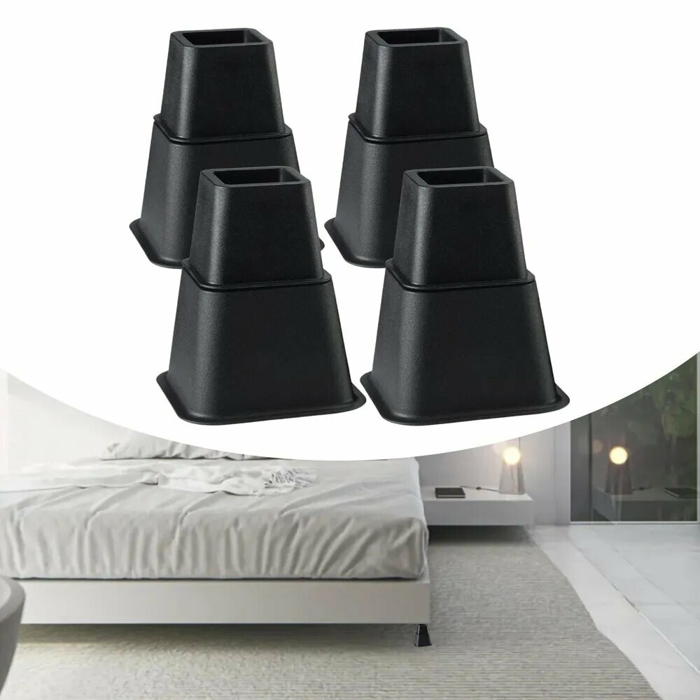 Набор из 8 пластиковых подъемников для кровати 6 дюймов