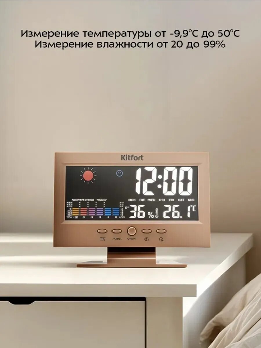 Многофункциональные настольные часы для дома и офиса