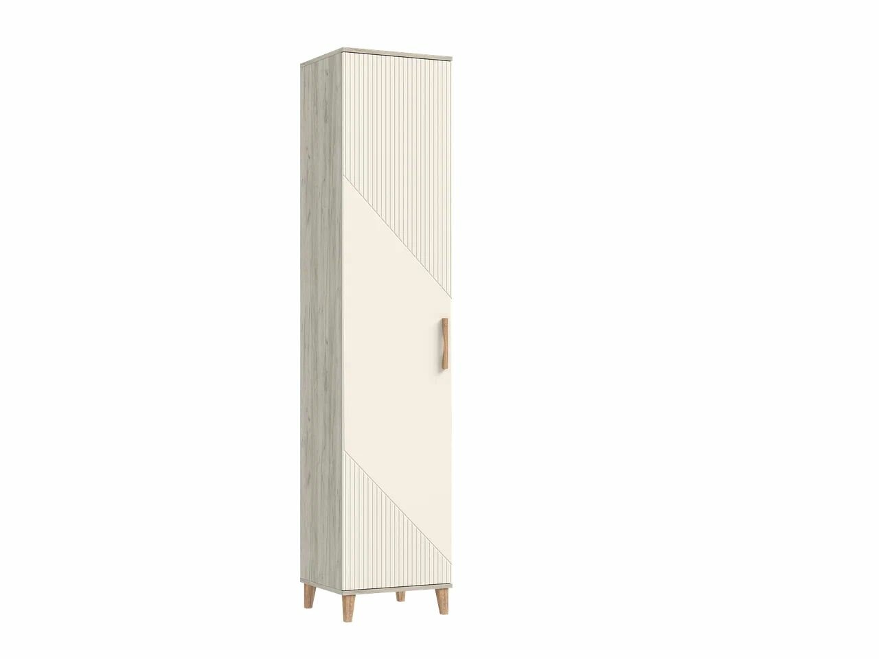 Шкаф-пенал Мебельная фабрика РАЙ "Ирис", ЛДСП, МДФ, 45x213x41,4 см