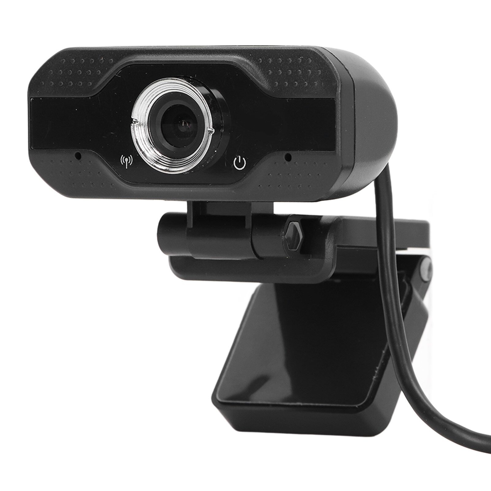 USB Web Camera с Микрофоном 1080P 30 Fps HD для Видеозвонков Записи Конференций Игр, Автофокус, 24 Bit True Color, USB 2.0, Совместим с Windows XP Vista 7 8 9 10 OS X Android Linux, Материал ABS PC, Вес 120g, Потребление 350 mAh/5V, Температура -25 до 75