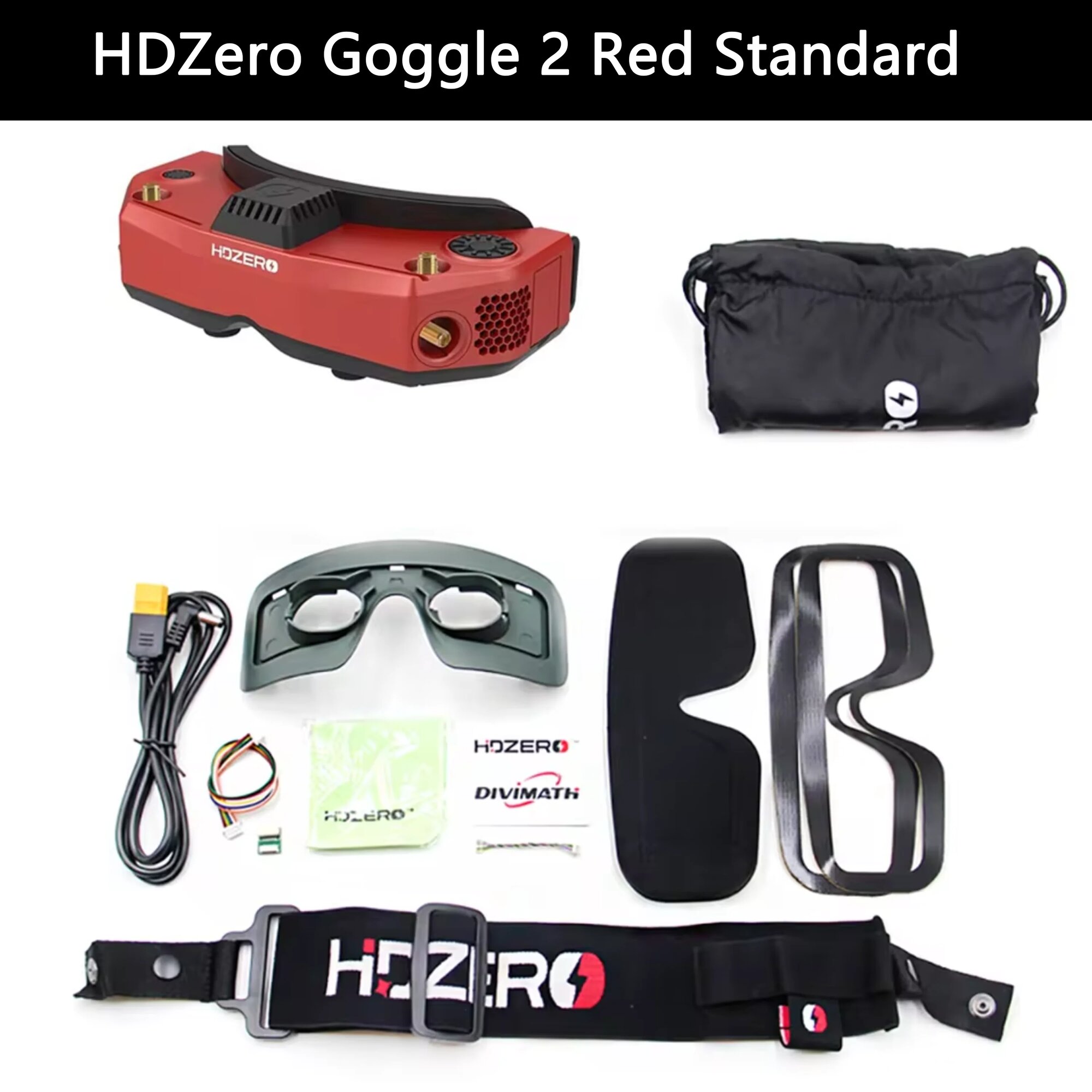 HDZero Goggle 2 HDZ3520 Красный, RED Standard