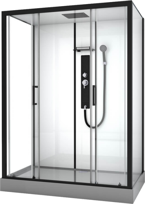 Душевая кабина Black&White Galaxy G8010 850х1600х2150, с низким поддоном