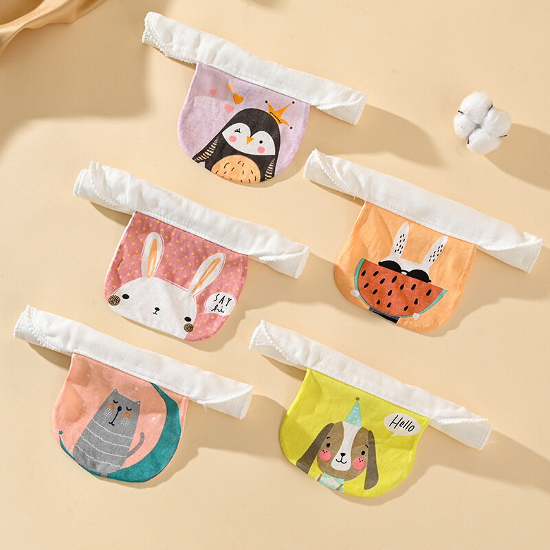 Полотенце, впитывающее пот, для детского сада, хлопок, 6 слоев, размер L