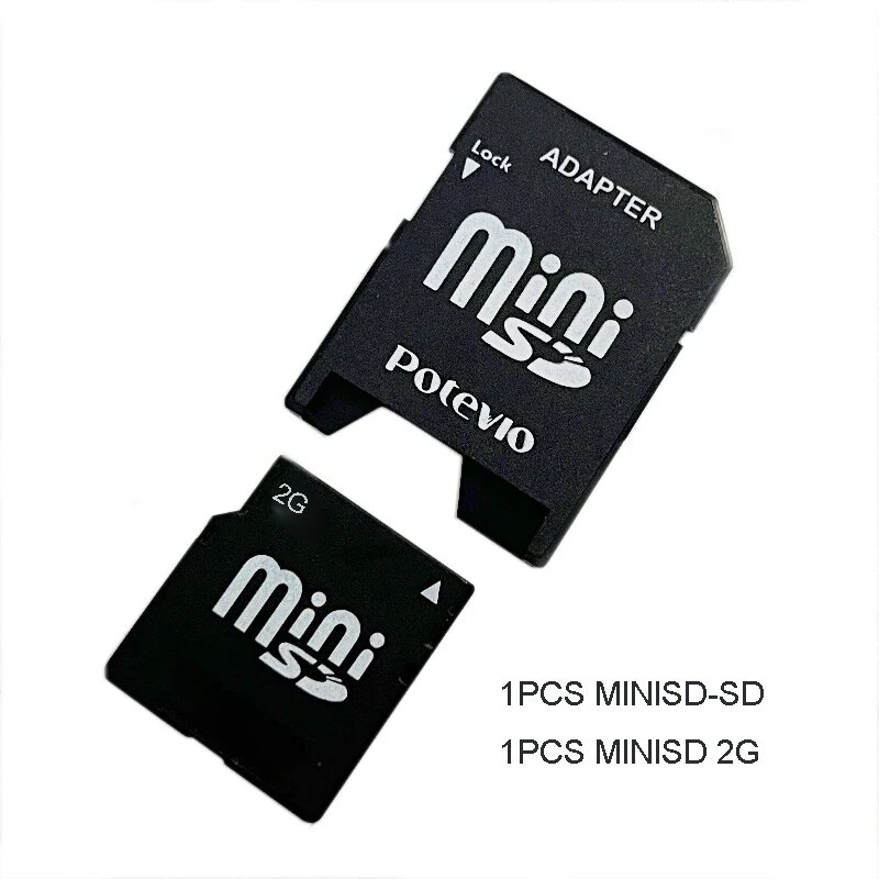 Адаптер MINISD на стандартную карту SD с картой MINISD на стандартный адаптер SD-карты 64M 128M 256M 512M 1G 2G 4G