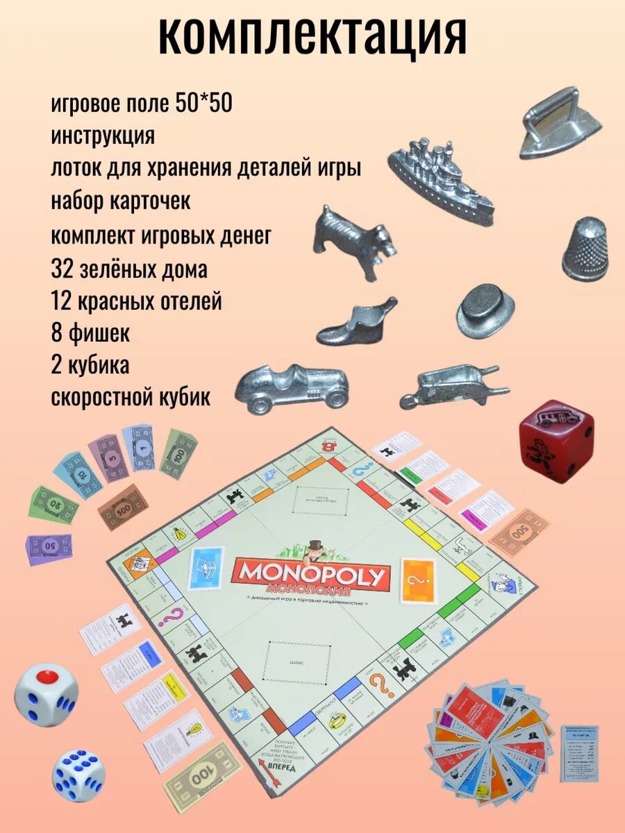 Настольная игра " Монополия" — фото 1