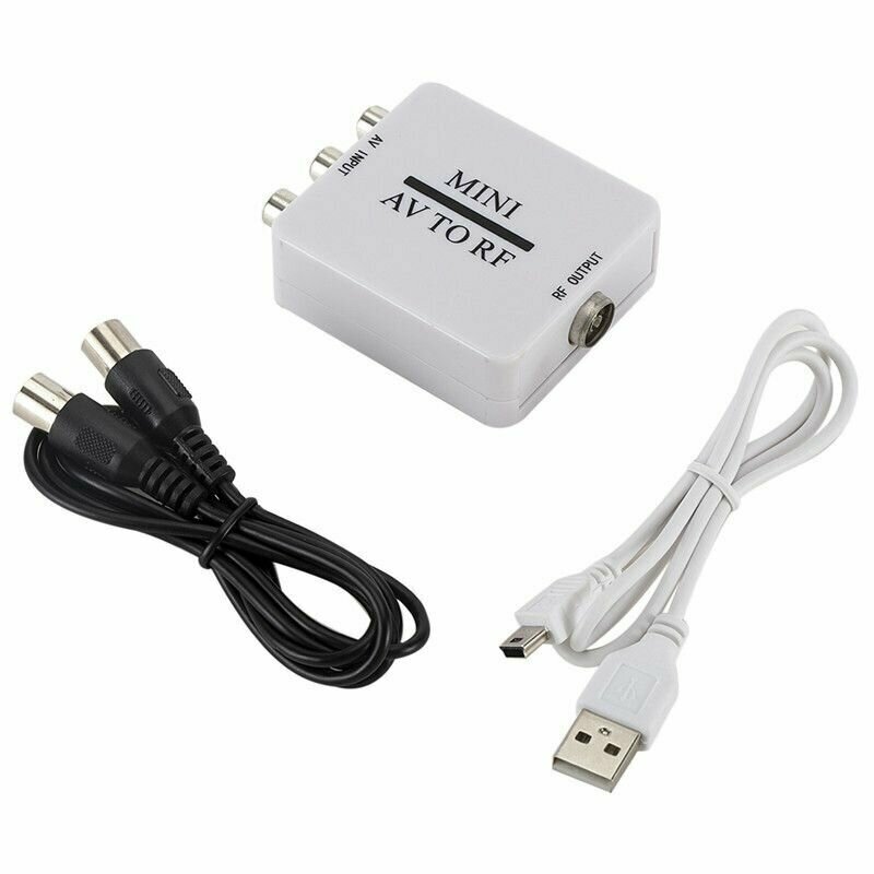 RCA CVSB HD1080P MINI AV-RF 67,25 МГц 61,25 МГц адаптер мини-аудио- и видеоинвертор