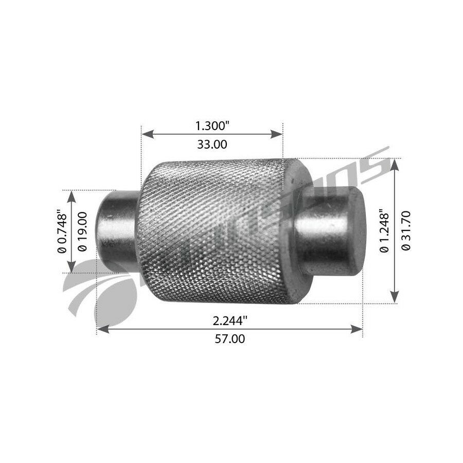 MANSONS 900750 Ролик колодки тормозной 4515,4702 разжимной с насечкой 900750