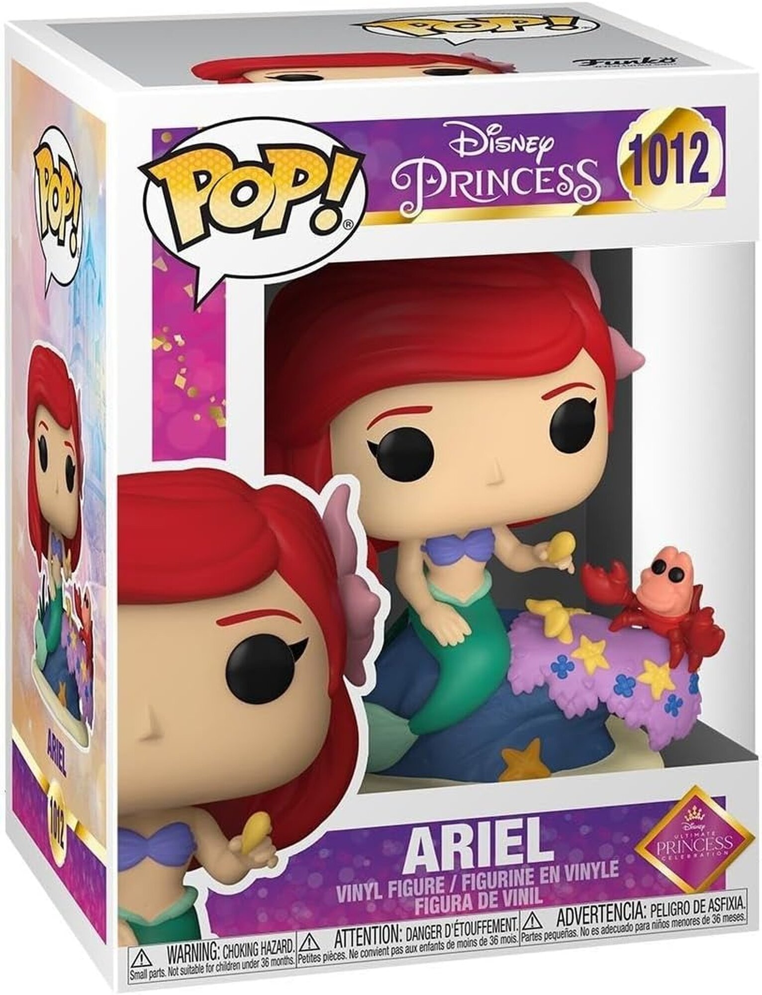 Фигурки Funko Pop - Коллекционная фигурка DISNEY PRINCESS принцесса Ариэль - Фанко 1012
