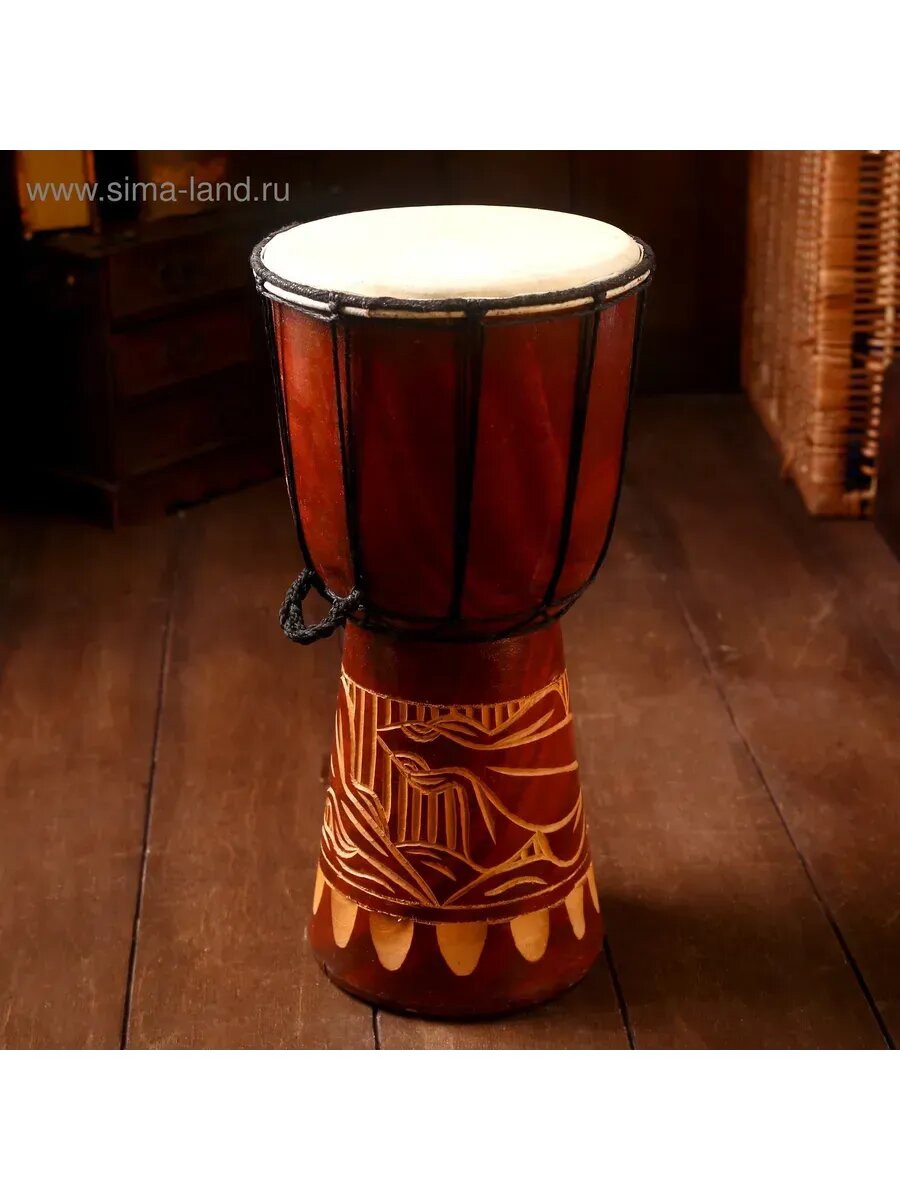 Музыкальный инструмент Джембе Узоры
