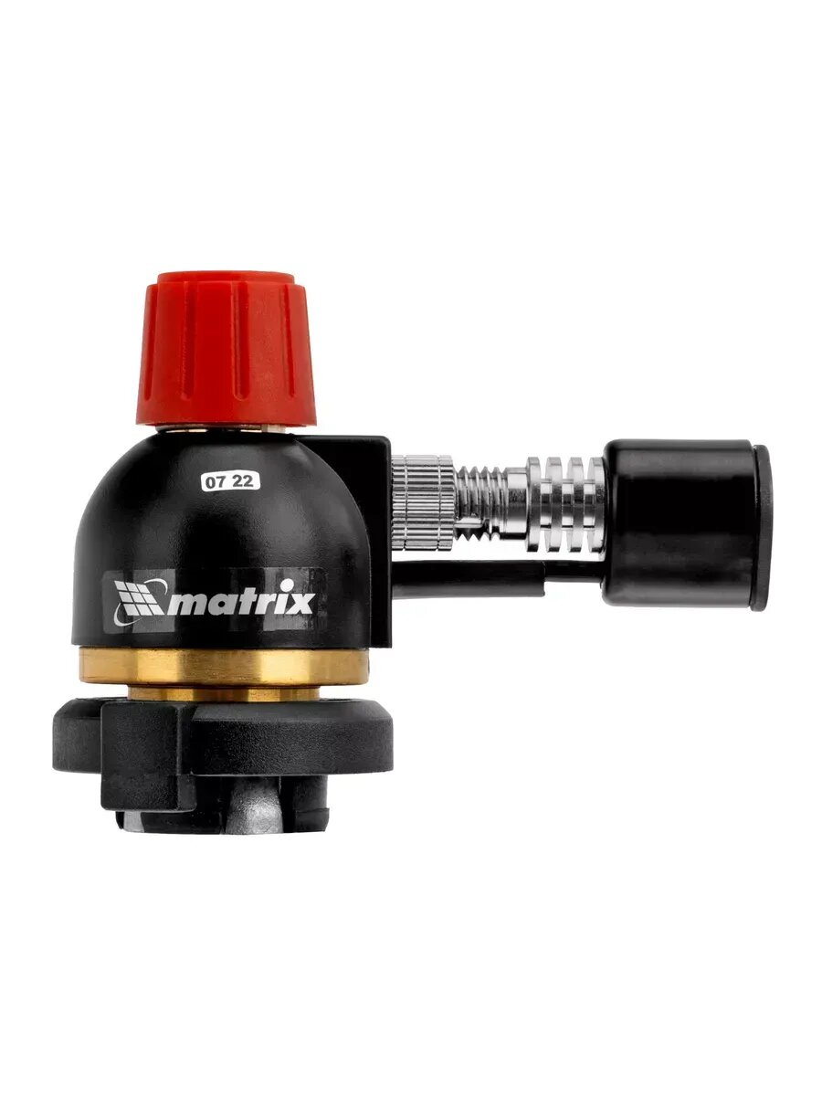 Газовая горелка с пьезоподжигом (бут. баллон), MATRIX 91424