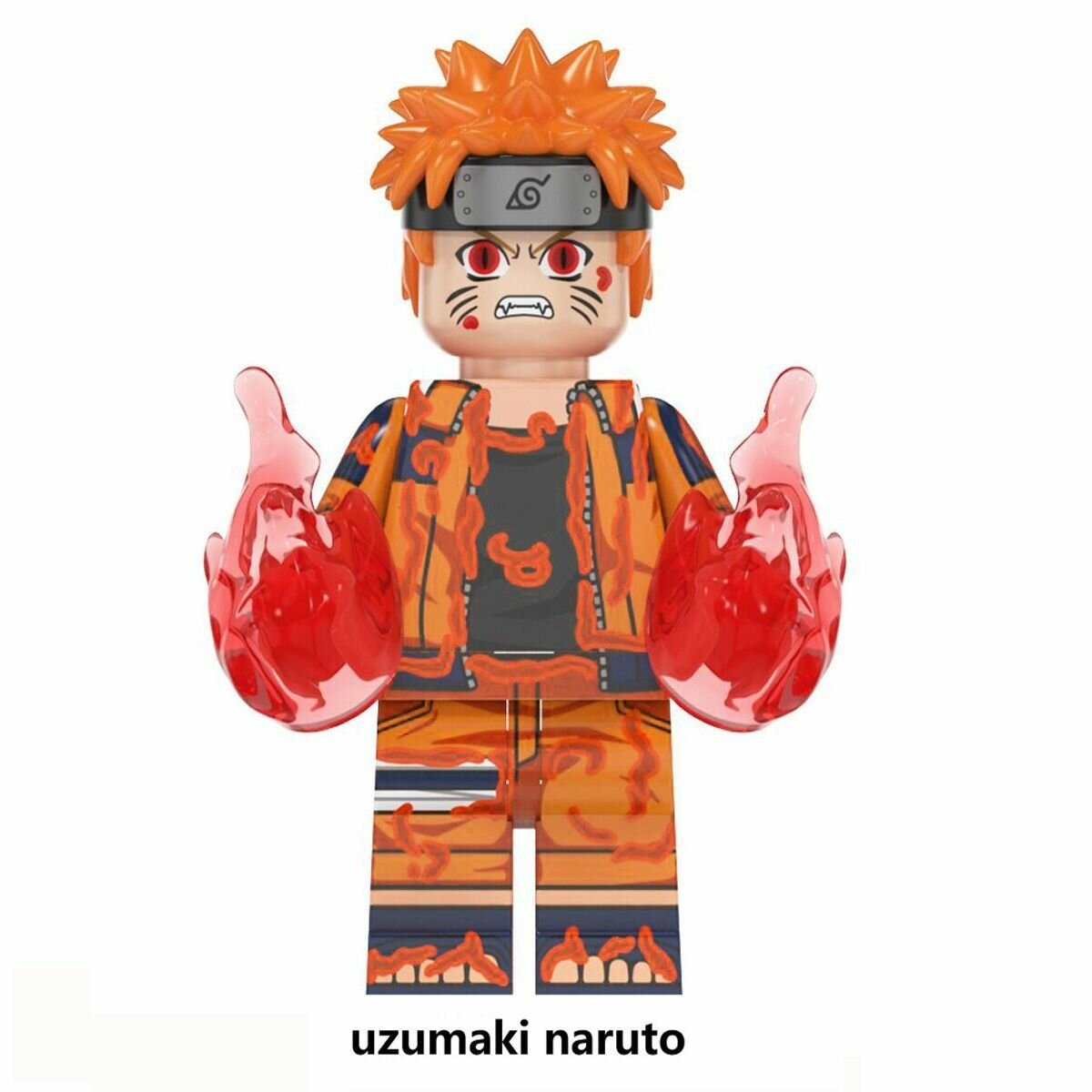 Фигурок Конструктор Миницигулы совместимы с лего, аниме Наруто -Uzumaki Naruto(4.5см, пакет)-M22