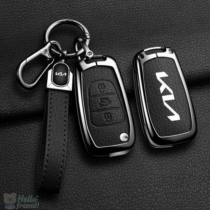 Чехол для ключа Киа KIA Sportage Rio 3 Soul Optima Ceed Pro K5 K2,3 кнопки, ZH