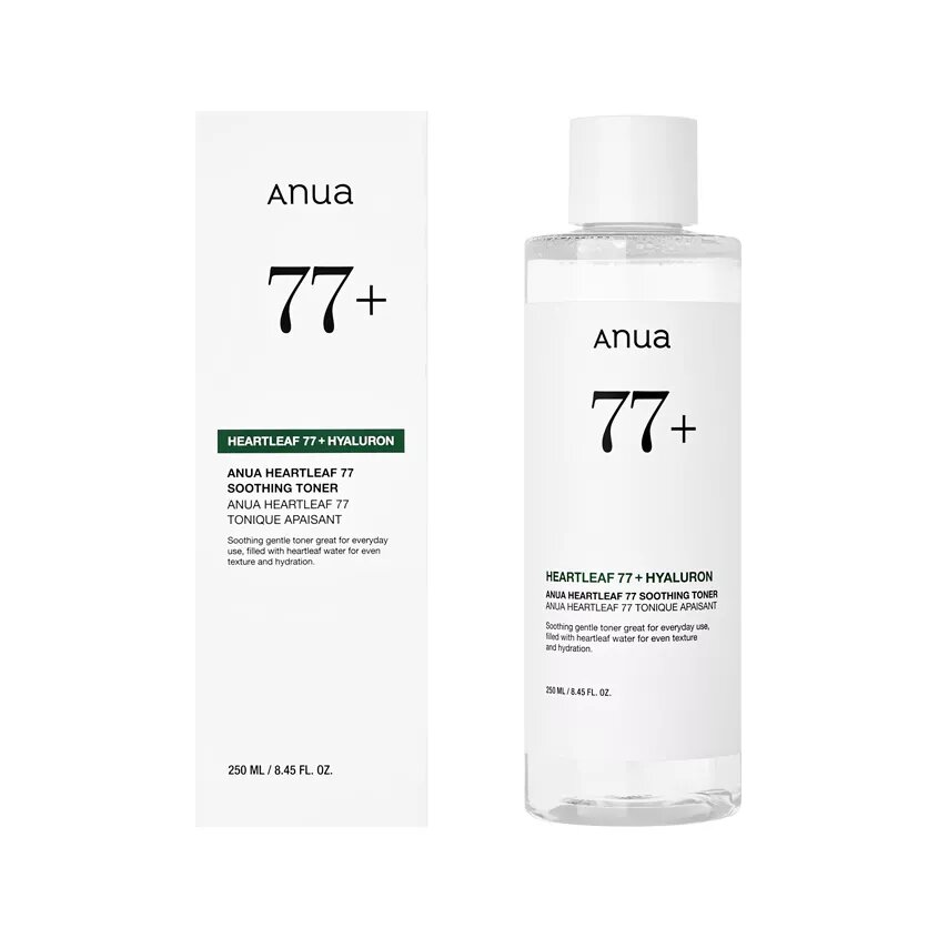 Тонер Anua, без спирта, для жирной/комбинированной кожи, с экстрактом хауттюнии, 250 мл