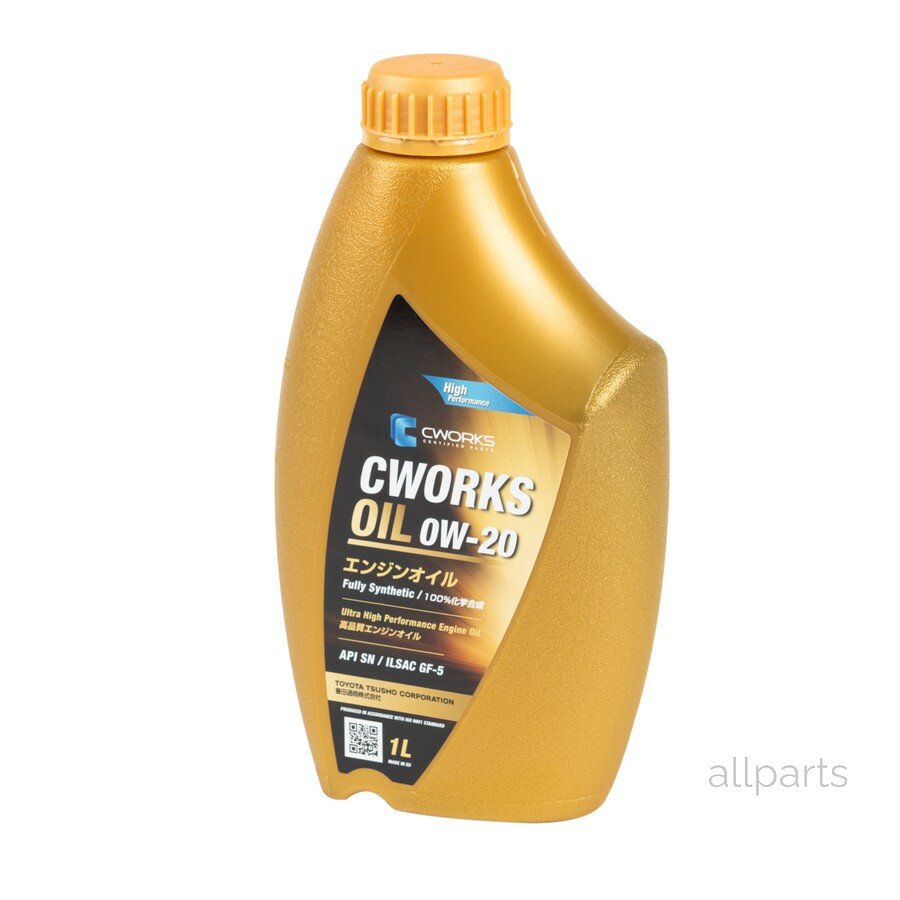 CWORKS A110R1001 Масло моторное CWORKS OIL 0W-20 GF-5 (1л) CWORKS A110R1001