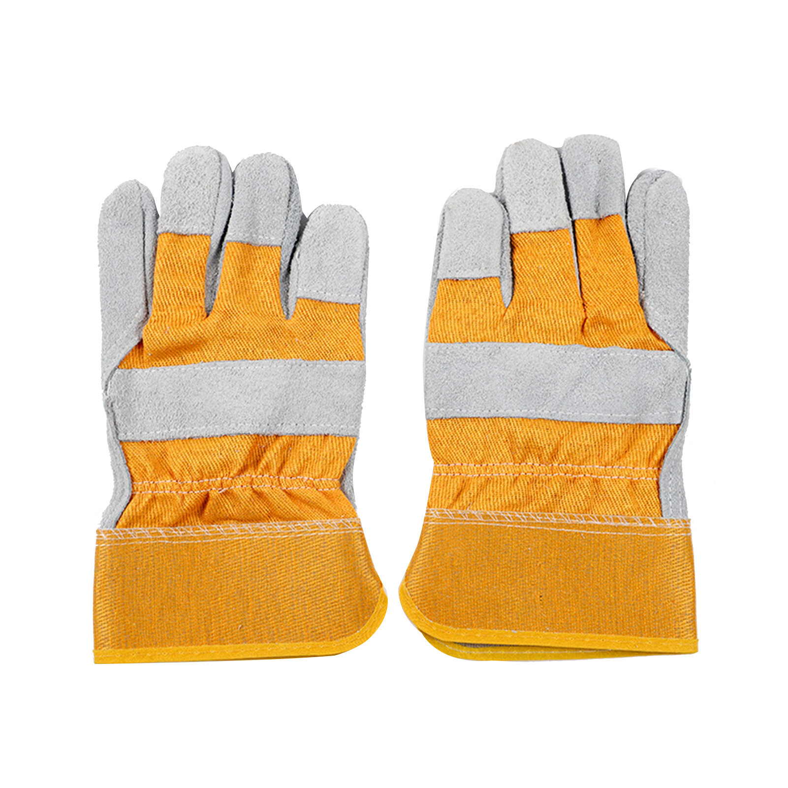 Welding Gloves Heat Resistant Cowhide Leather Forge Hands Protection in Oven Grill BBQ Fireplace Factory Construction Site
