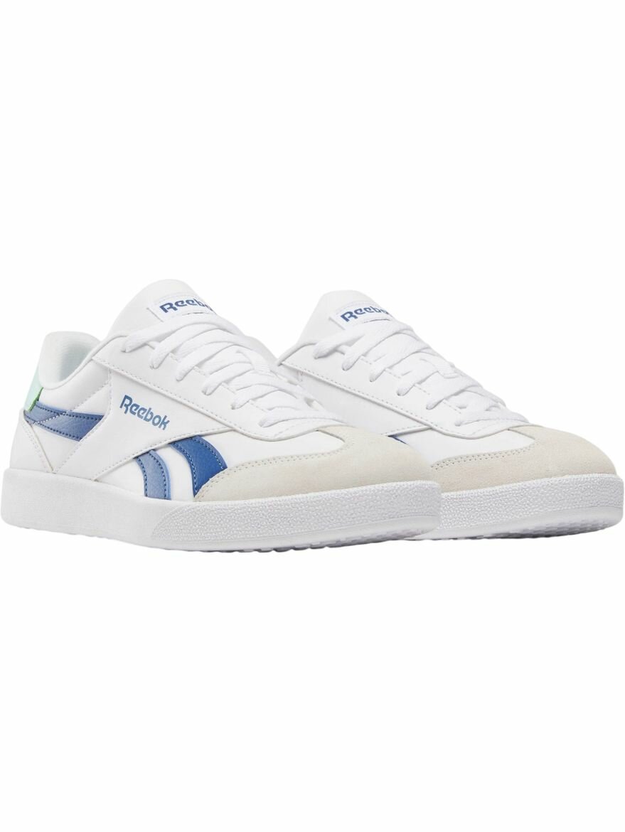 Кеды Reebok Smash Edge S, полнота F, размер 11,5 US, белый/синий/голубой — фото 1