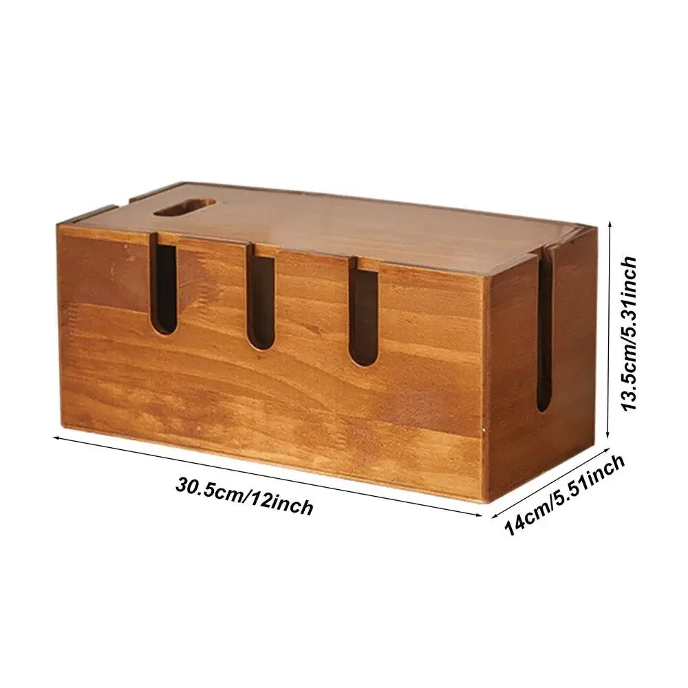 Деревянный органайзер для кабеля Bambu