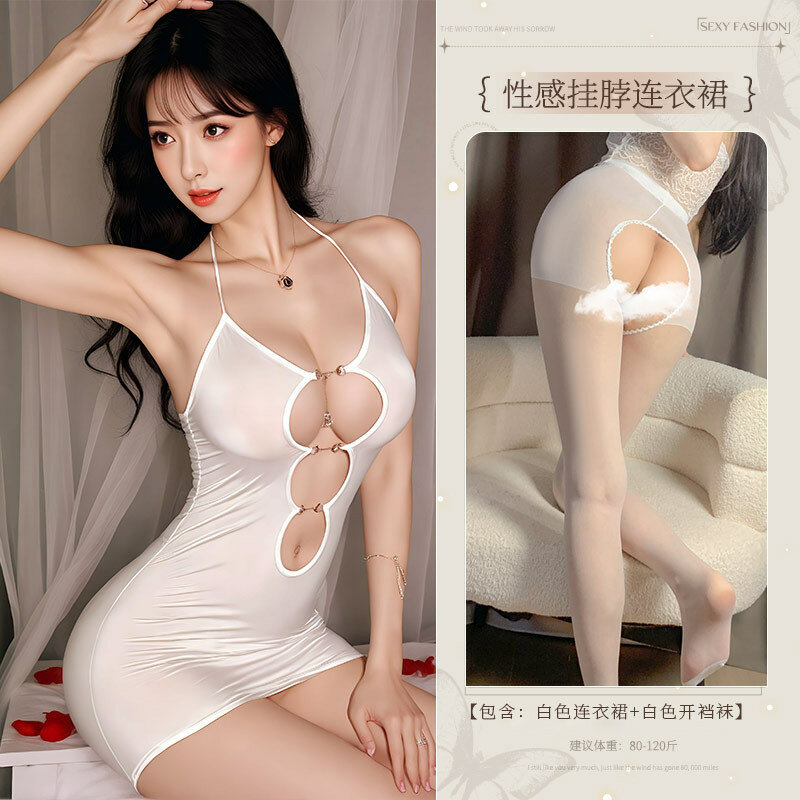 Боди с леопардовым принтом, облегающее платье-футляр, соблазнительный боевой халат, бретелька через шею, майка с открытой спиной.