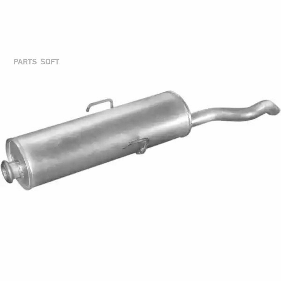 Глушитель задняя часть Peugeot 309 1.1-1.9, 1.8D, 1.9D 85-94 от официального дистрибьютора, POLMOSTROW, артикул 1903