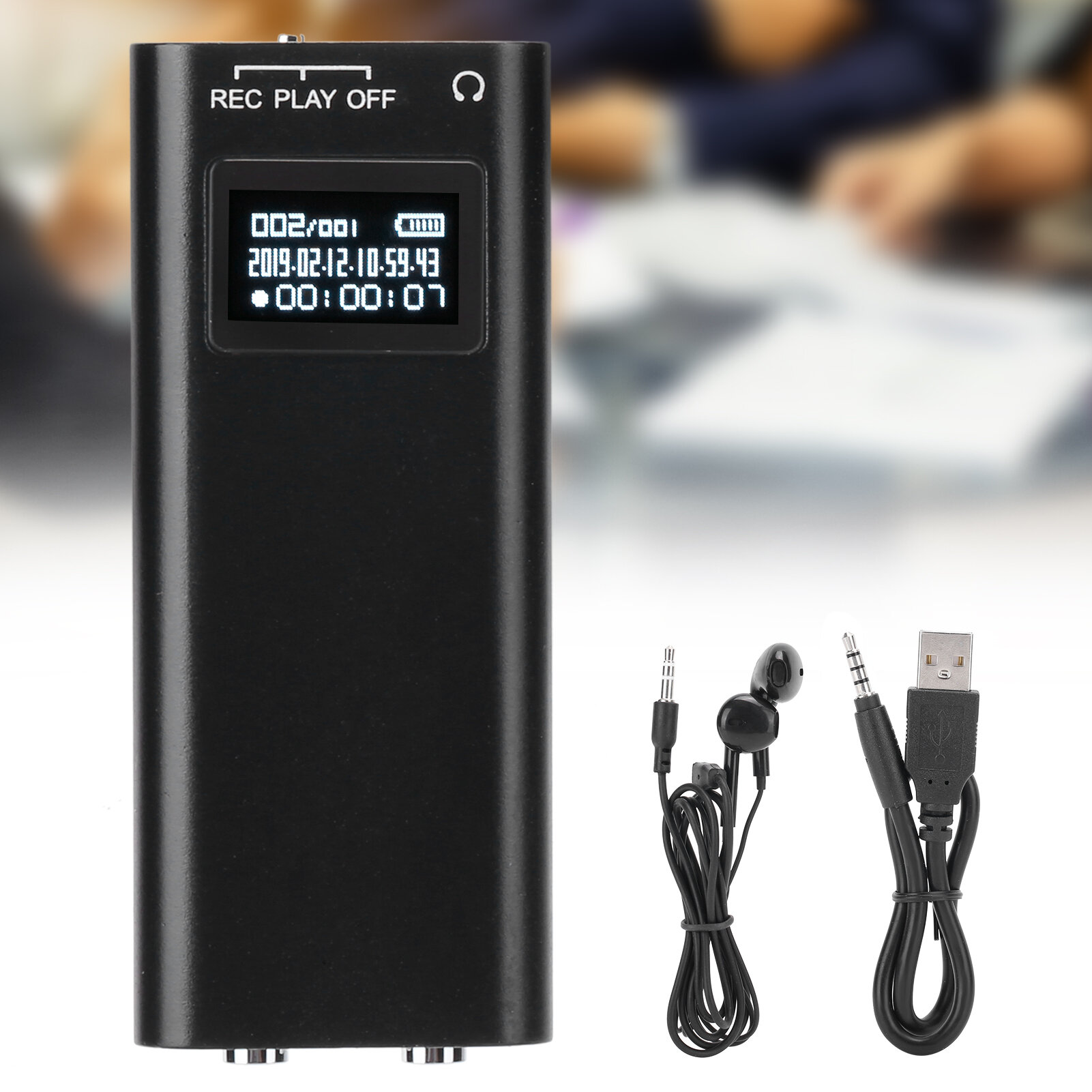 Q25 Мини Портативный цифровой диктофон MP3-плеер Аудио записывающее устройство для встреч
