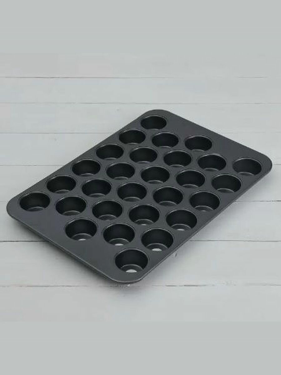 Форма антипригарная "Жаклин. Цилиндр", съемное дно, 28 ячеек