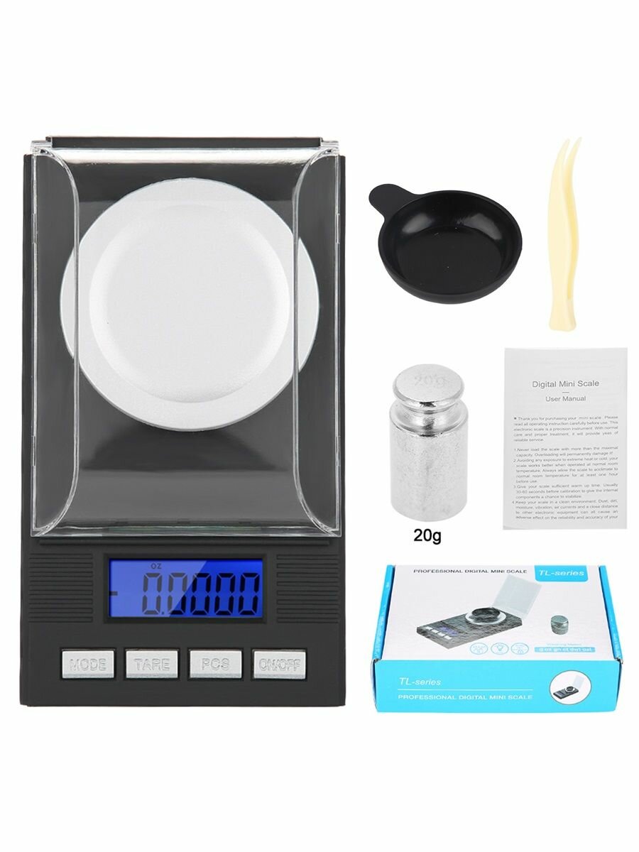 0,001 г светодиодные цифровые ювелирные весы 20 г мини портативные карманные весы высокая точность измерения веса