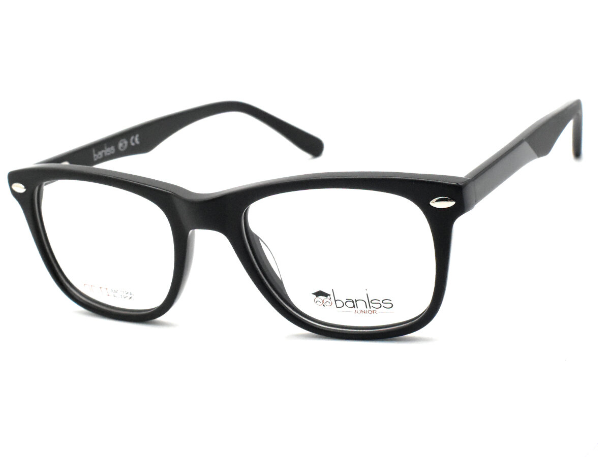 Оправа для очков BANISS BSJ6048 C1A пол Детские форма оправы Вайфарер (Wayfarer) цвет оправы Чёрный