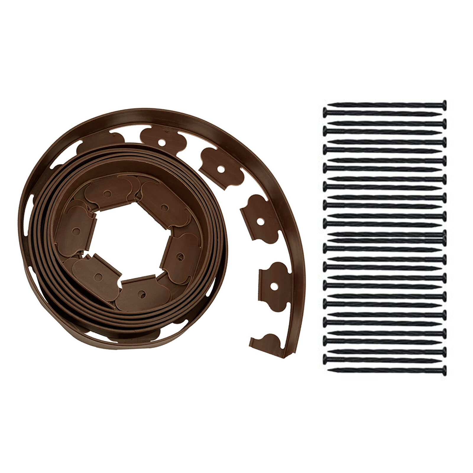 Садовый барьерный забор из высокоплотного полиэтилена с шипами для ландшафтного дизайна и окантовки