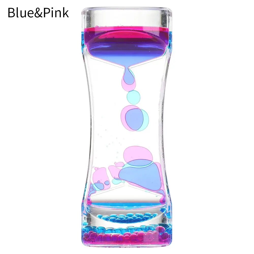Динамические часы-жидкость Blue-Pink