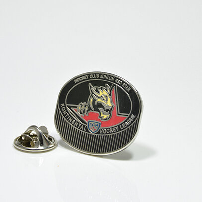 Хоккейный значок ХК Куньлунь Ред Стар (Пекин, КНР) "Шайба"