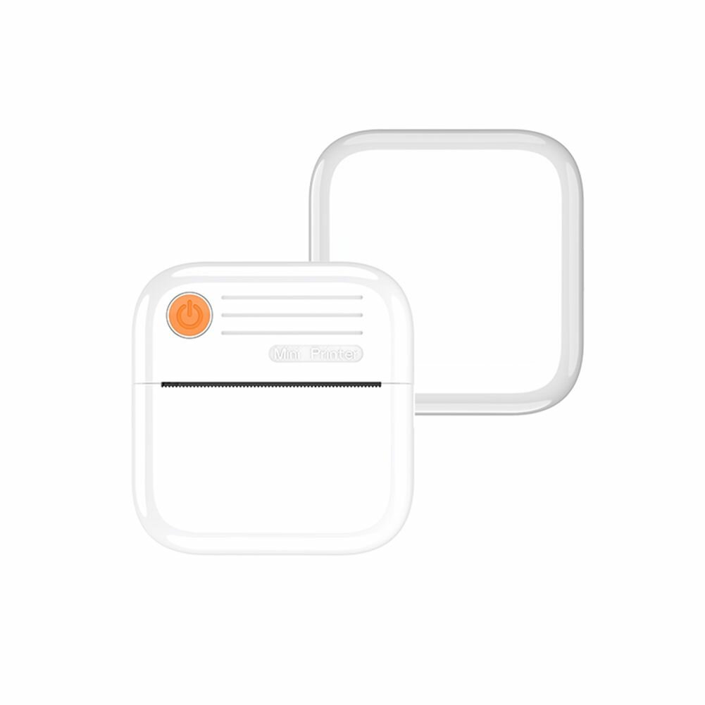 Milochic Мини-принтер Новый портативный термопринтер термо, Монохромный