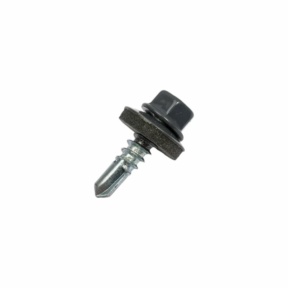 Кровельный саморез креп-комп 5,5x19, RAL7024, серый графит, 250 шт. ск55197024кф
