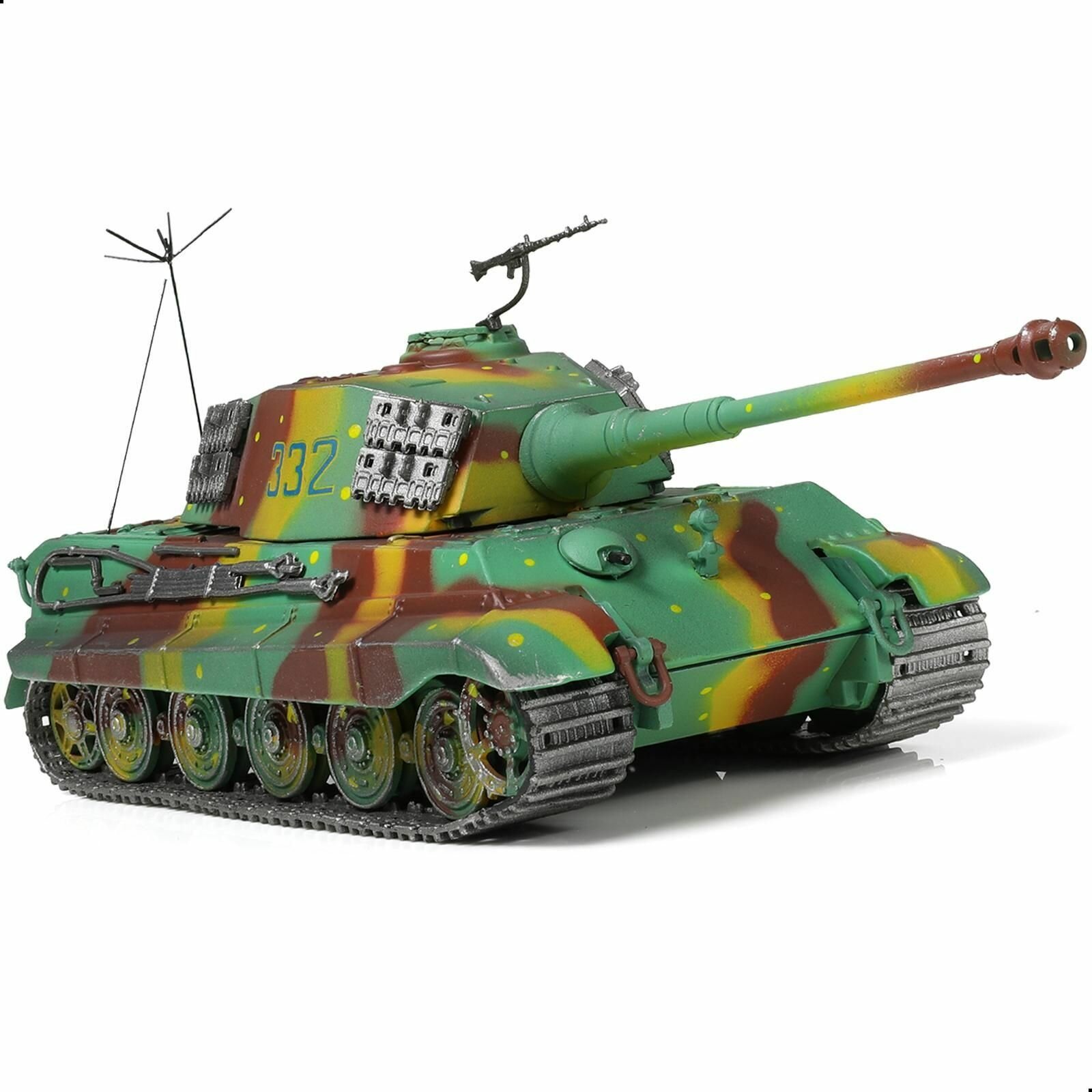 Готовая модель танка "Тигр" (Восток, 1944) 1:72 из металла и пластика. Коллекционная модель Второй мировой. Идеальный подарок для мужчин-коллекционеров.