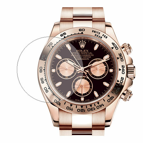 Скрин Мобайл защитный экран для часов Rolex - Cosmograph Daytona - Oyster - 40 mm - Everose gold из гидрогелевая плёнка прозрачная