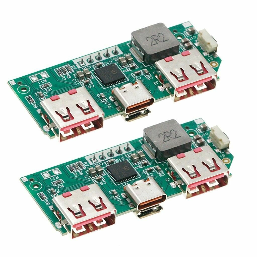 Зарядная плата IP5356 5V 3A с дисплеем
