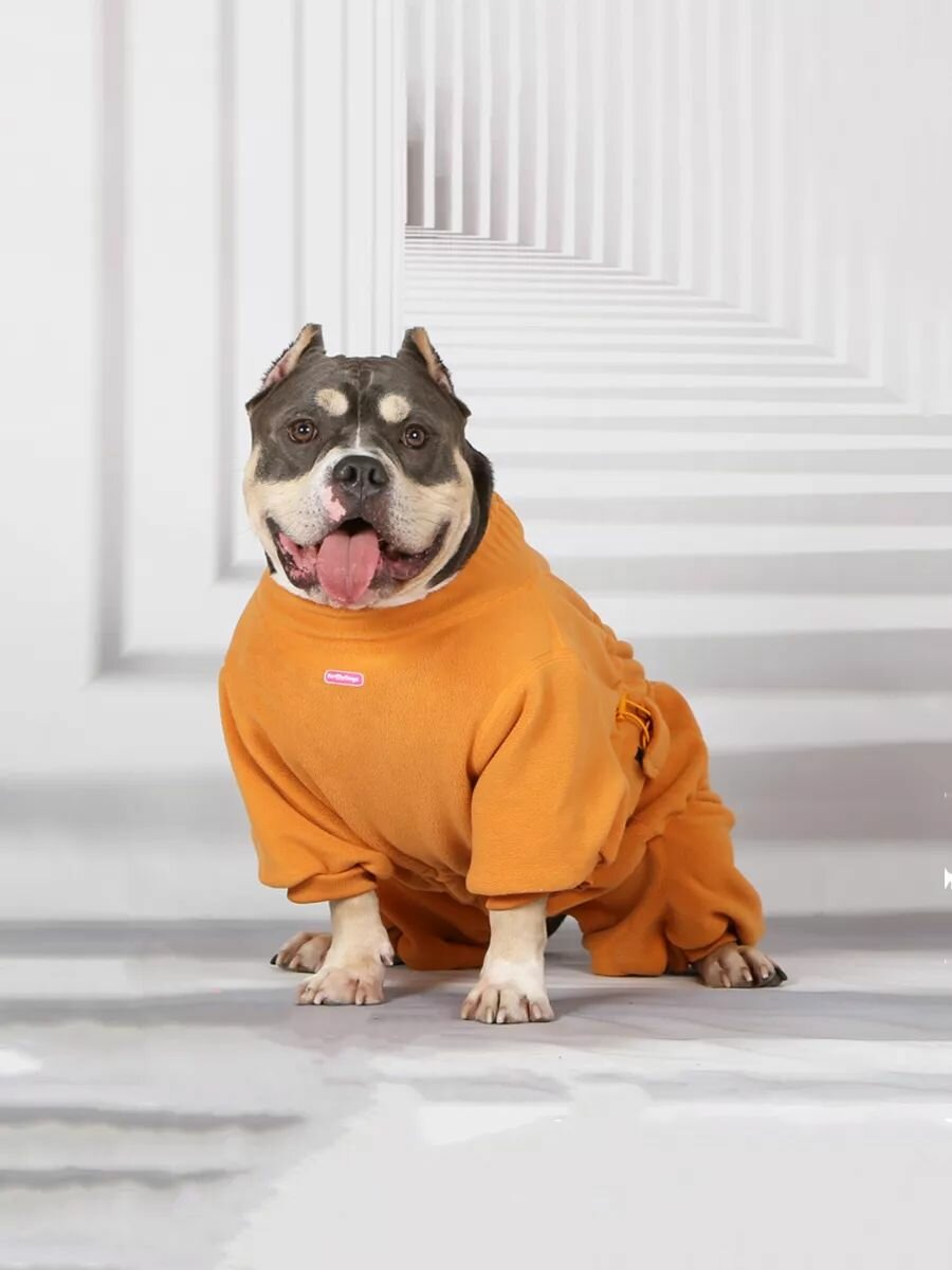 Флисовый комбинезон для американских булли и английских бульдогов (девочки)
