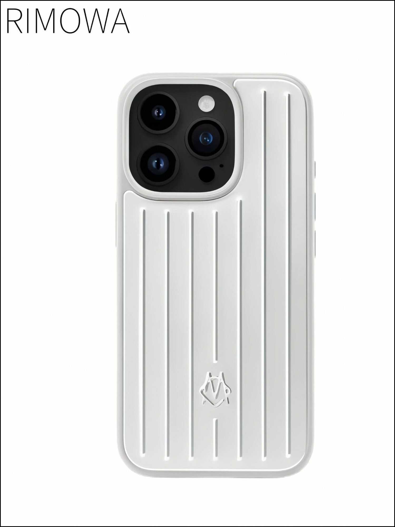 Эксклюзивный кейс RIMOWA для iPhone 15 Pro Max, стилизованный под чемодан, алюминиевый