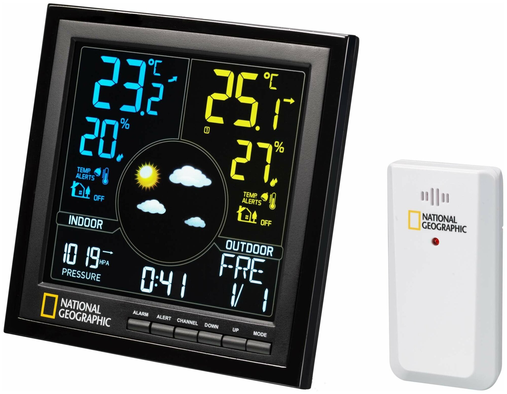 Bresser Метеостанция National Geographic цветная. Цвет: черный