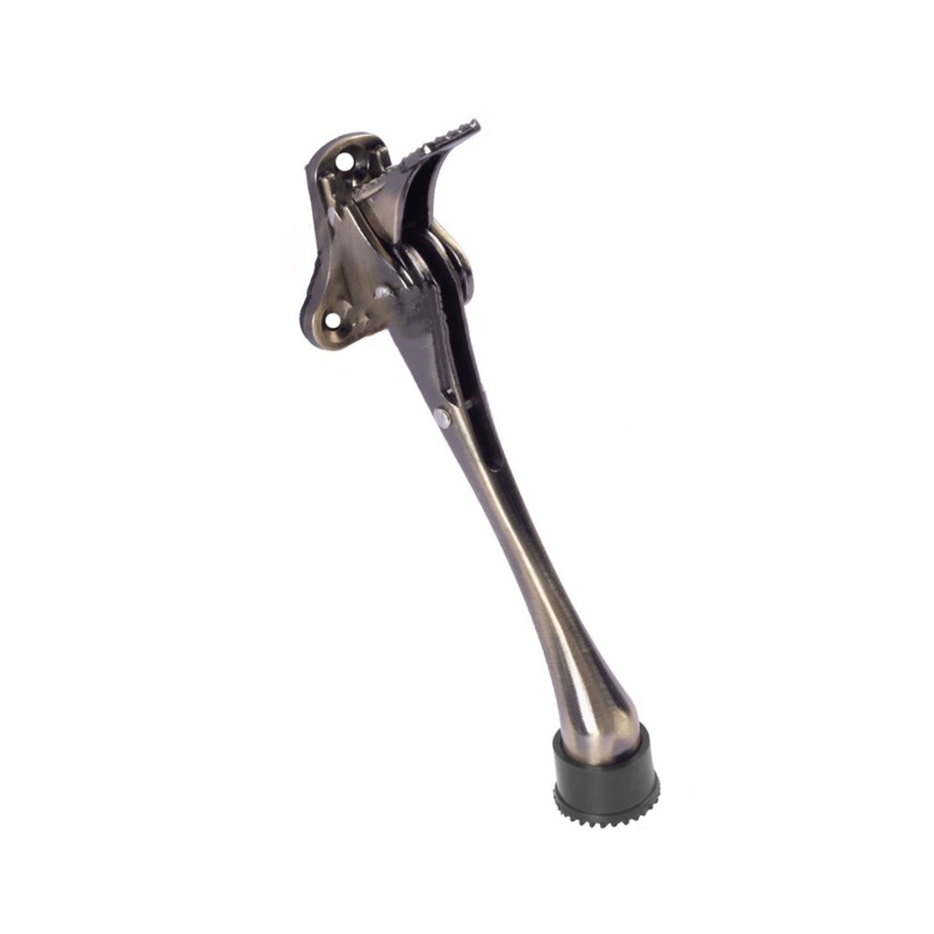 Регулируемый Дверной Держатель Настенный Упор Из Цинкового Сплава с Резиновым Наконечником