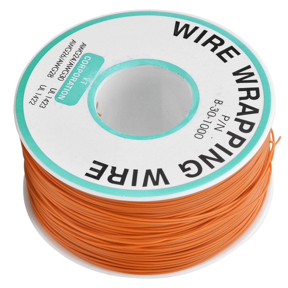 Провод для ремонта печатных плат Orange OK Wire с низким сопротивлением 30AWG, 300 м
