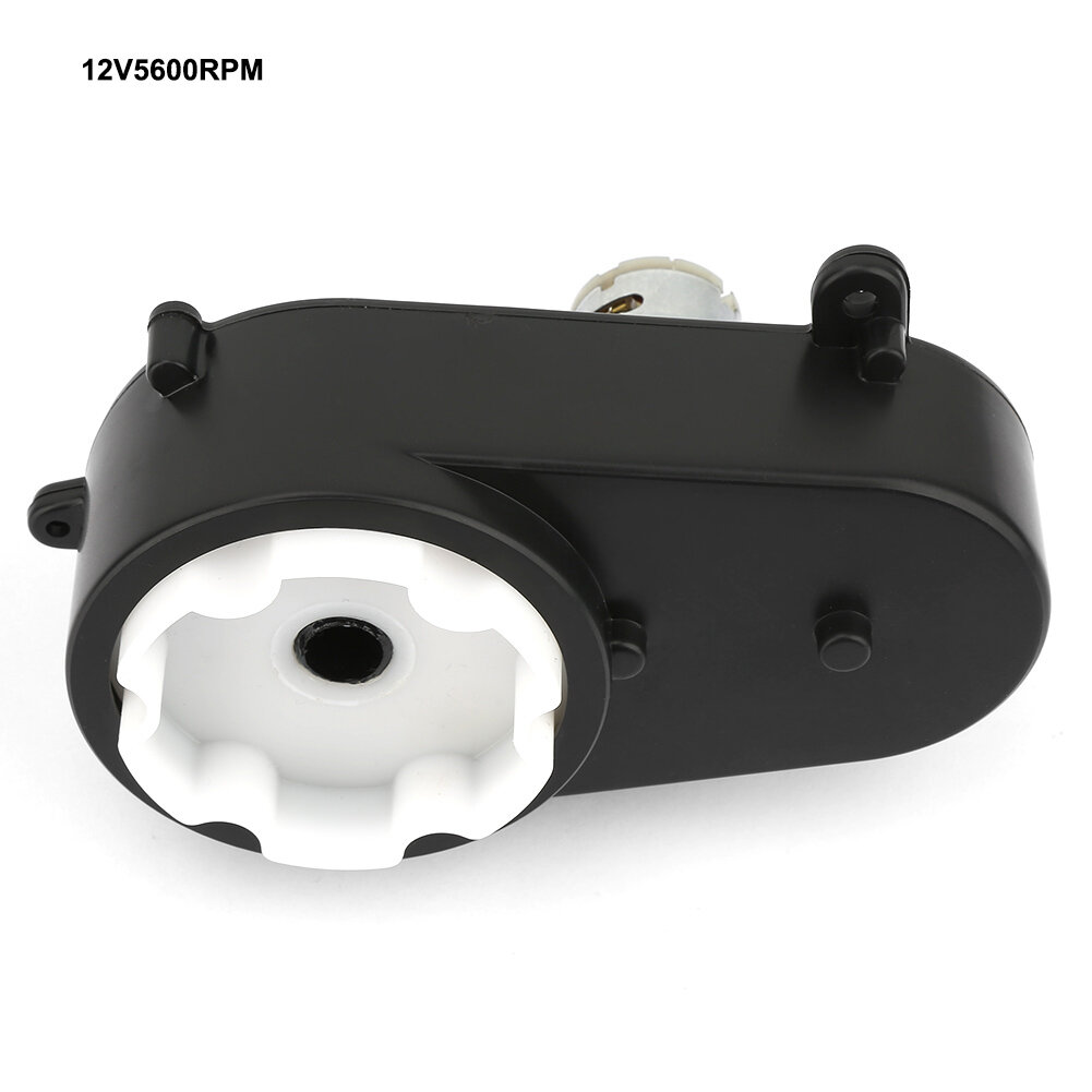 RS390 коробка передач электродвигатель рулевой редуктор для детской игрушечной машинки (12 В 5600 об/мин)