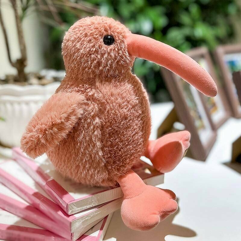 Kiwi bird мягкая плюшевая кукла из длинного плюша для любителей животных подарки