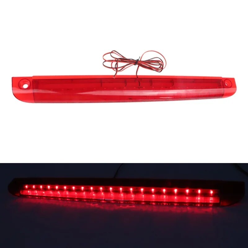 Водонепроницаемый 42 мм 12 В 20 светодиодный автомобильный светодиодный стоп-сигнал с высоким креплением, 3-й стоп-сигнал, стоп-сигнал, высокое крепление, универсальный стоп-сигнал Red