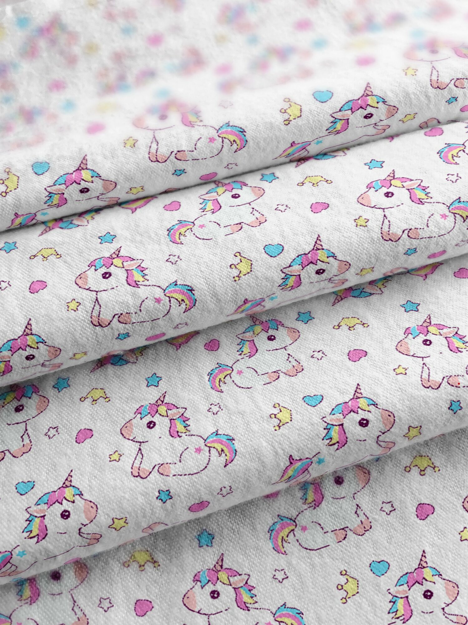 Ткань для шитья и рукоделия, Фланель, Хлопок, цв. розовый, Длина 2 м, Ширина 95 см, Плотность 180 г/кв. м