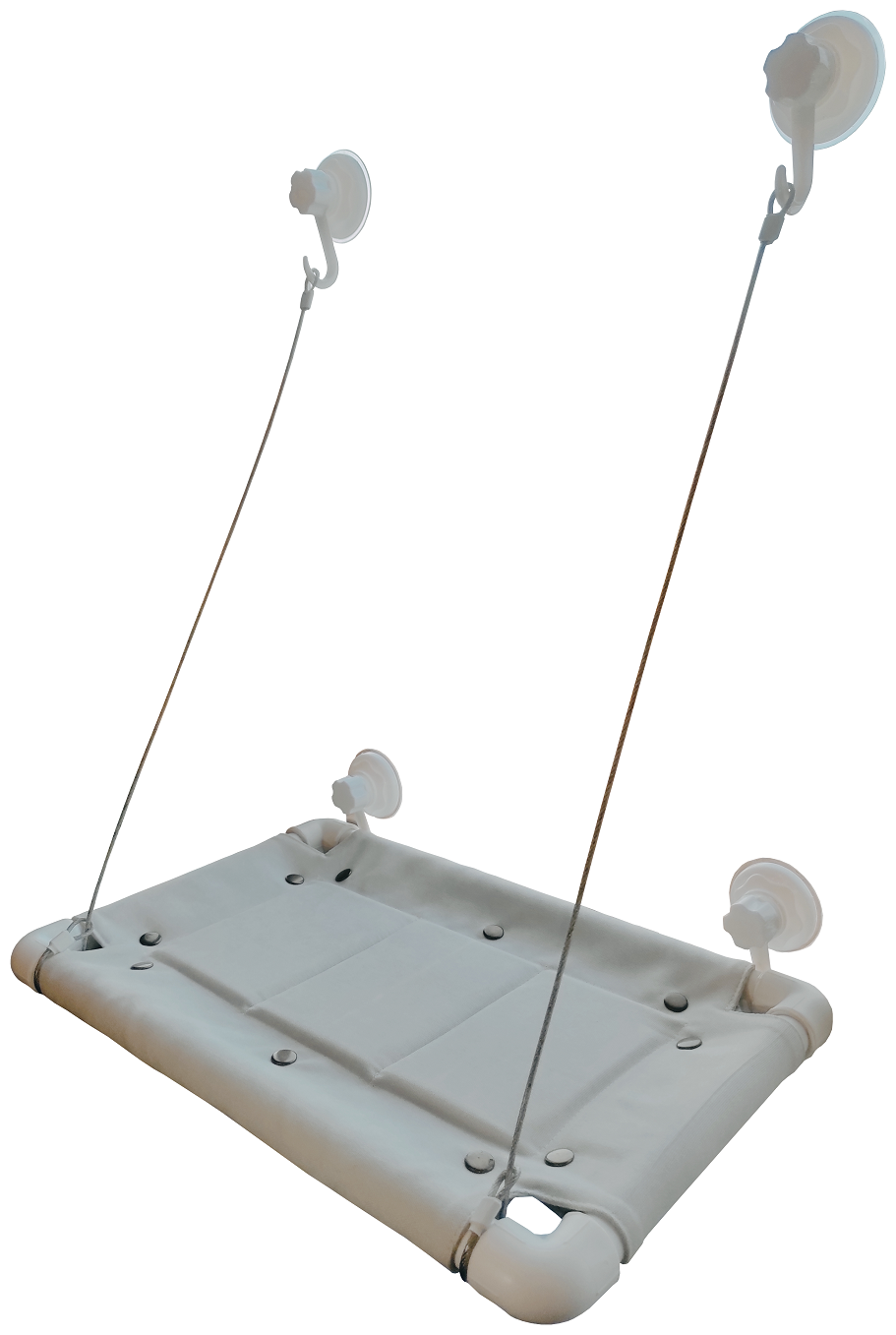 Оконный гамак для кошек на окно на присосках, лежанка полка подвесная 48x30см