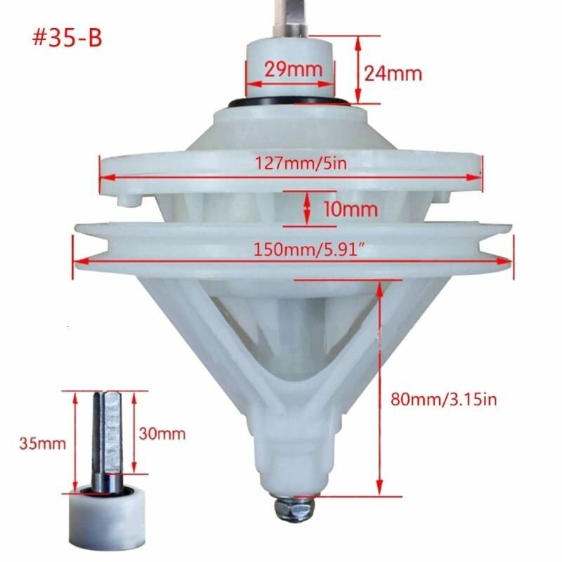 Редуктор квадратного вала полуавтоматической двухцилиндровой стиральной машины-35-среднее колесо