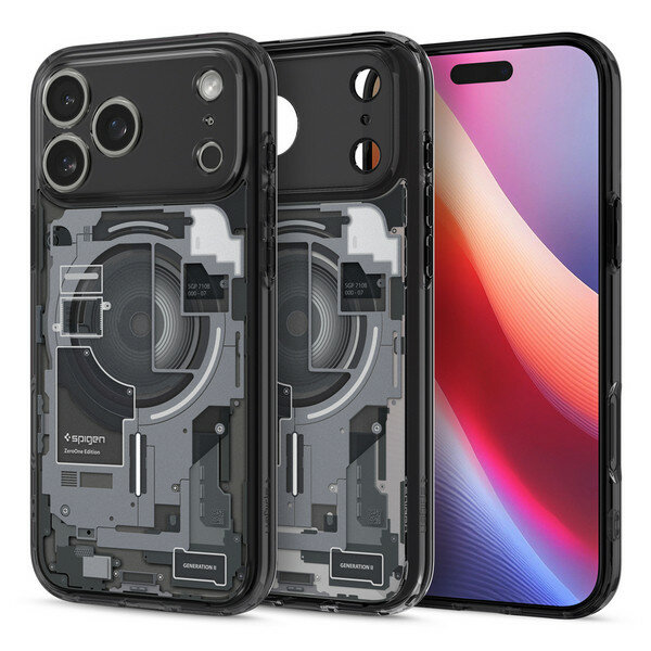 Чехол Spigen Ultra Hybrid MagFit для iPhone 17 Pro (ACS10353) Zero One Black