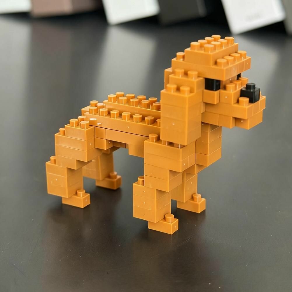 Мини-игрушка для собак из строительных блоков, Подарки для мальчиков