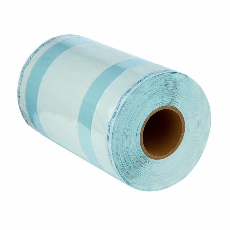 Рулон для стерилизации комбинированный со складкой 300 х 80 х 100м EuroType, 1720095