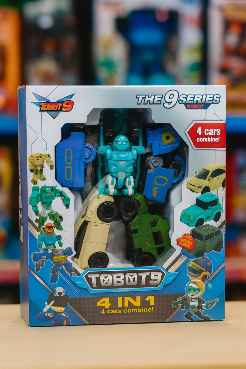 Робот-трансформер 4 в одном 2 вида 1 шт в коробке 26.5х7.5х21.5 см